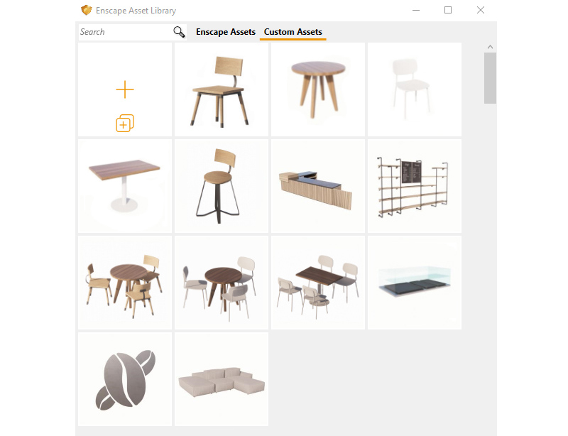 Enscape Custom Asset Library | Importing 3D models into Enscape